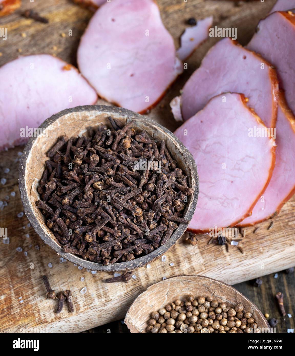 industrial production of meat that is cooked at the enterprise, food ...