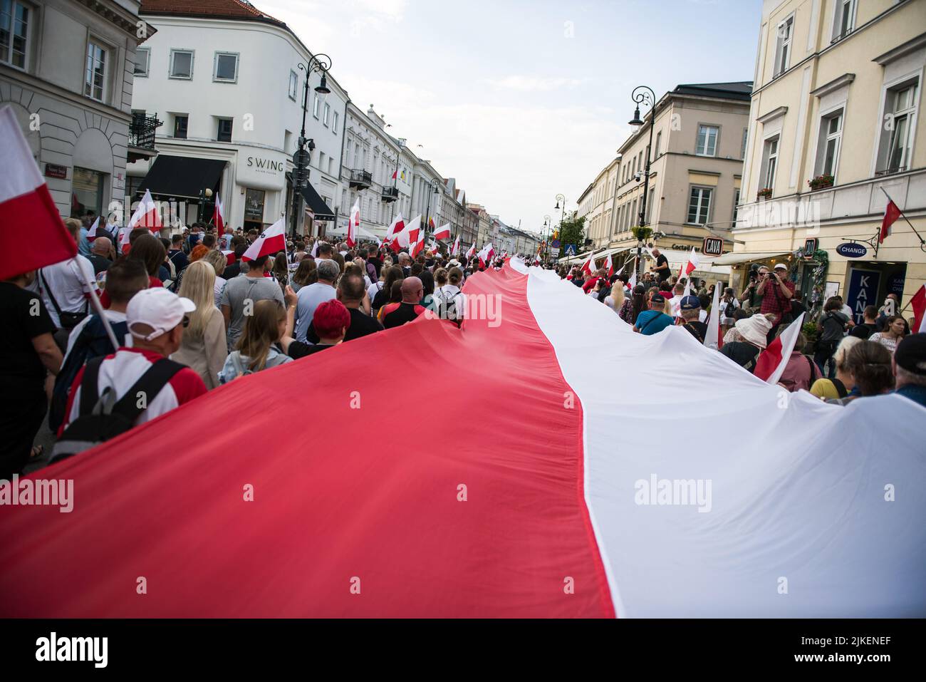 Polish resistance movement flag hi-res stock photography and images - Alamy