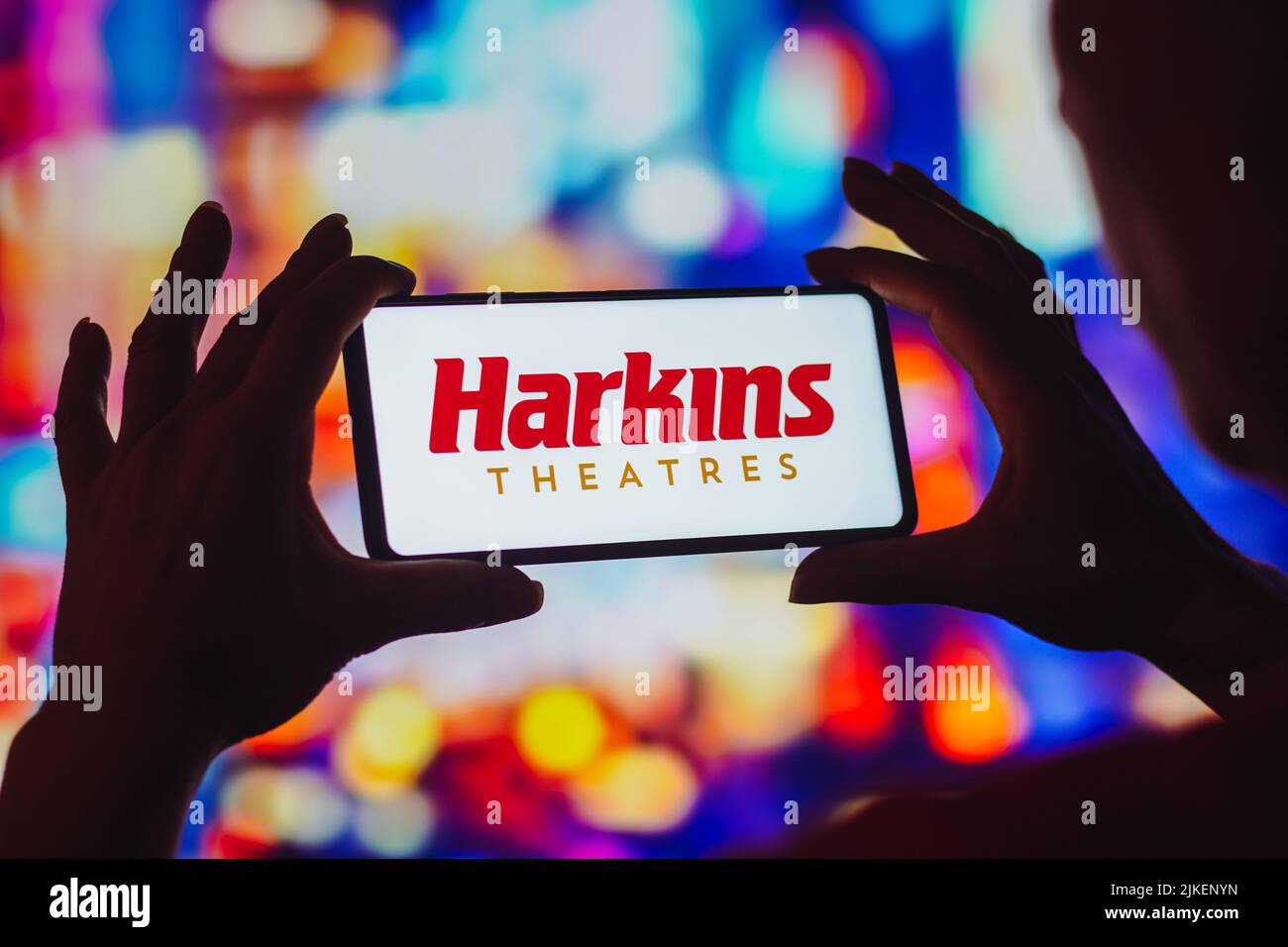 Brazil. 01st Aug, 2022. In this photo illustration, the Harkins ...