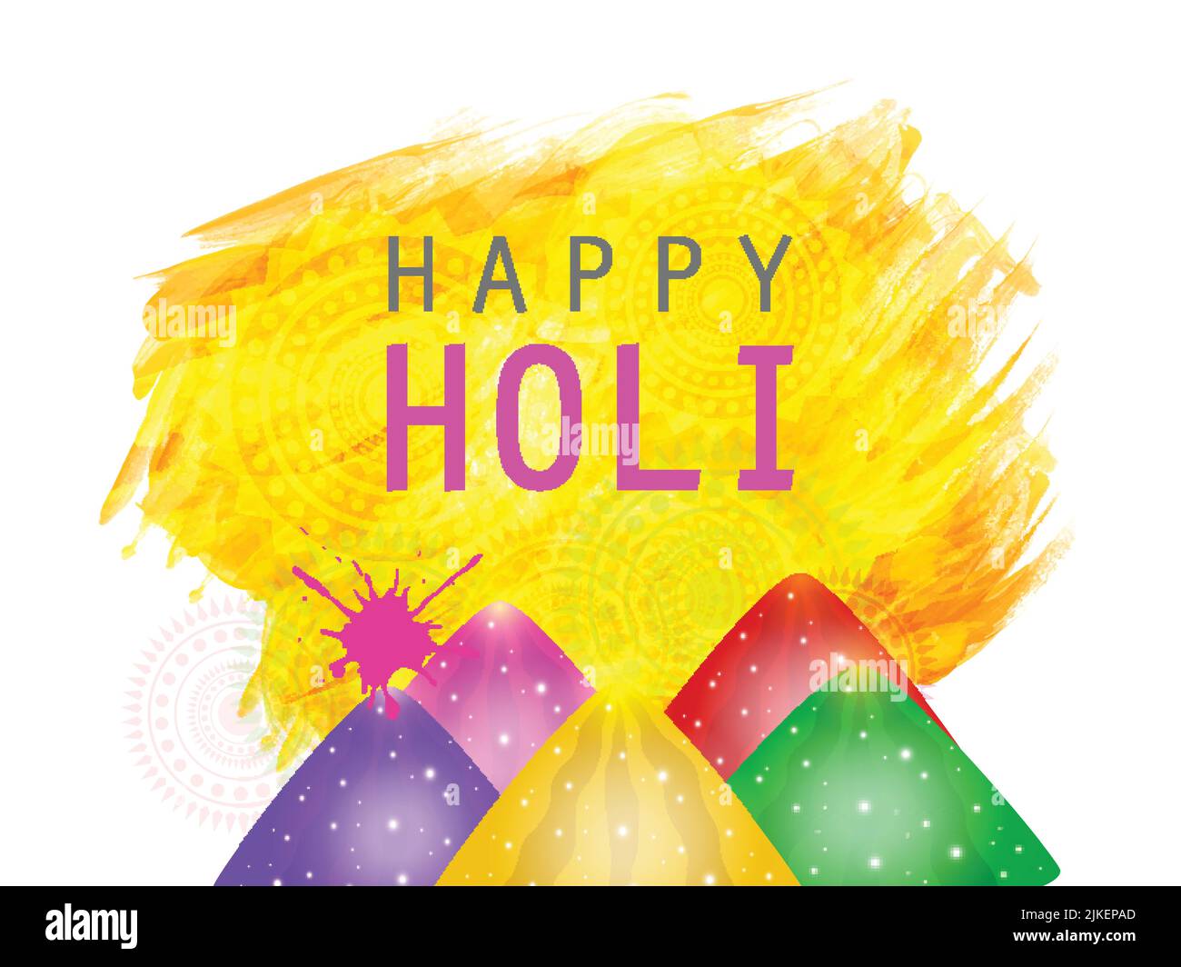 Holi festival colours vector art hi-res stock photography and images ...