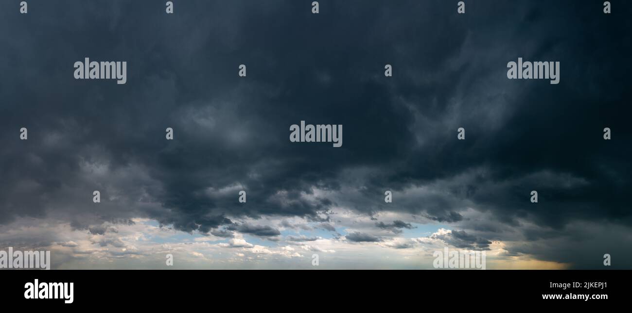 Fantastic thunderclouds at sunrise Stock Photo - Alamy