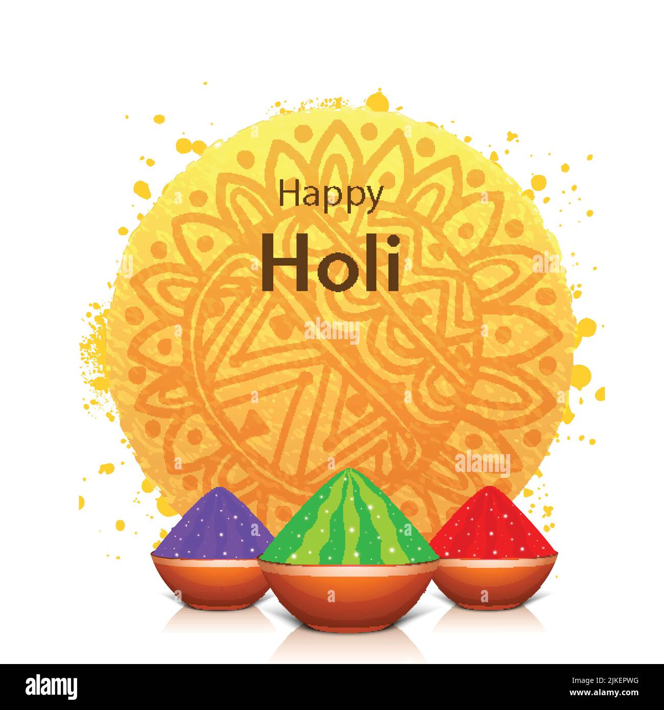 Indian festival of colours, Happy Holi Concept with Drycolours(gulal ...