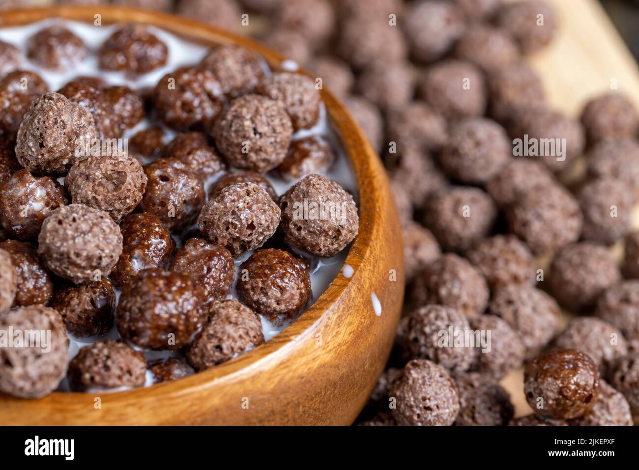 chocolate balls are used as a dry breakfast with the addition of milk ...