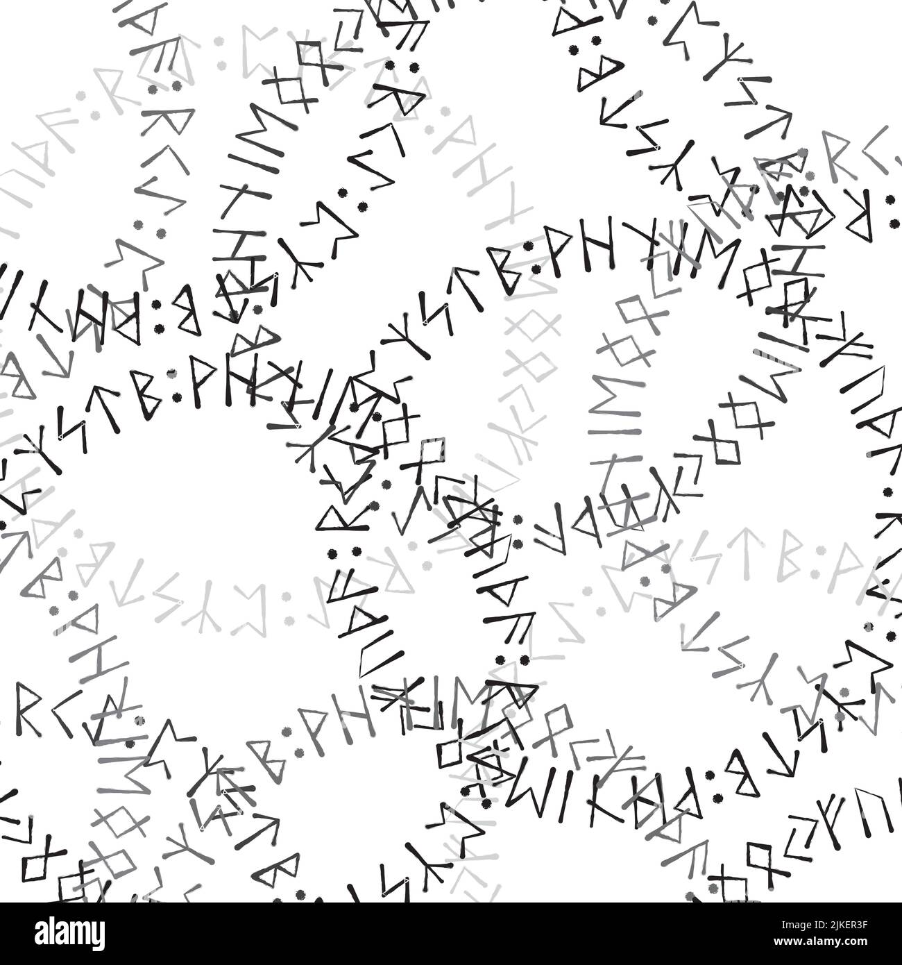 Viking runes circles white background Stock Vector Image & Art - Alamy