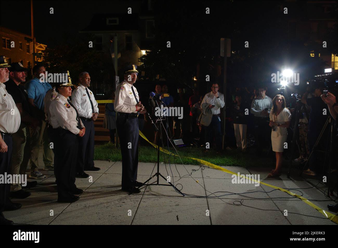 Washington, DC, 01 Aug 2022, DC Metropolitan Police Chief Robert J ...