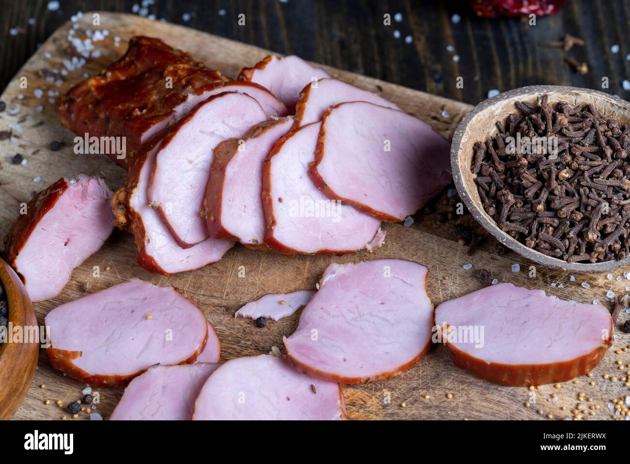 industrial production of meat that is cooked at the enterprise, food ...