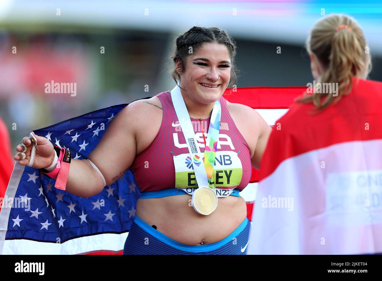 Hayward Field, Eugene, Oregon, USA. 16th July, 2022. Chase Ealey (USA ...