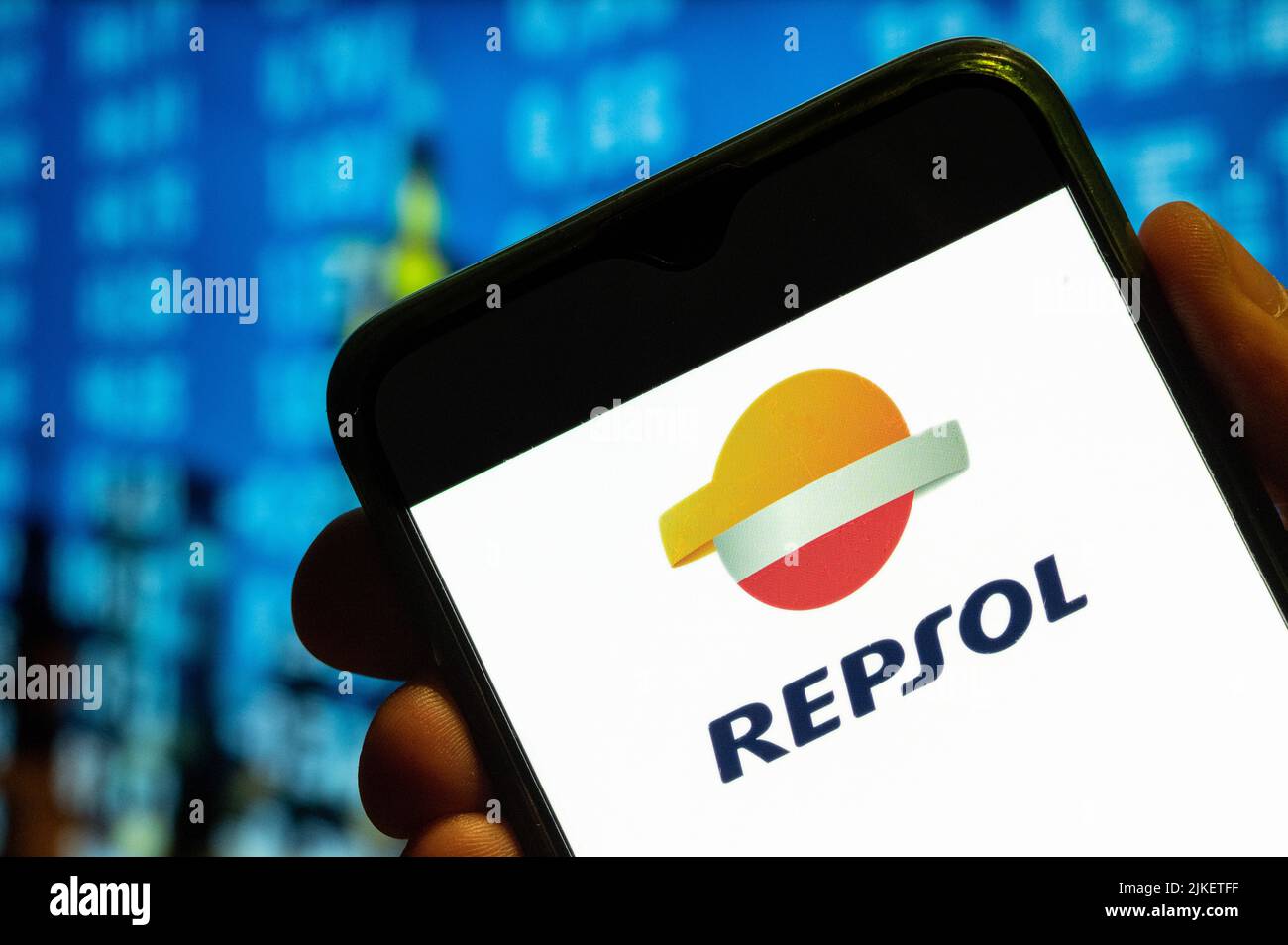 Logo repsol hi-res stock photography and images - Alamy