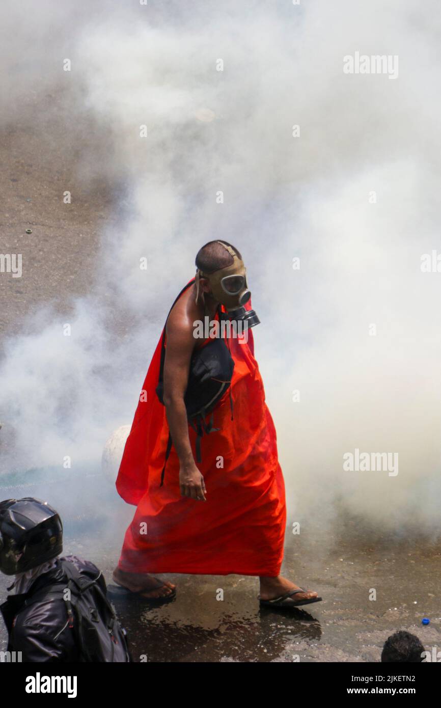 On July 9, 2022 A massive number of people joined the protest demanding ...