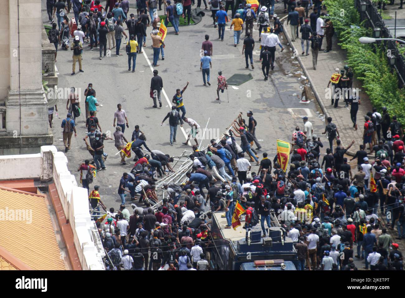 On July 9, 2022 A massive number of people joined the protest demanding ...