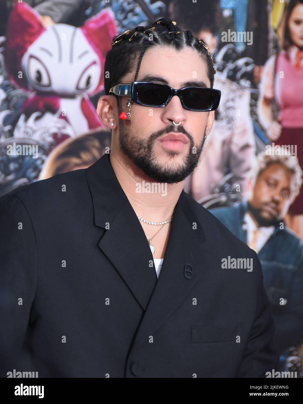 Los Angeles, California, USA 1st August 2022 Singer/Actor Bad Bunny ...