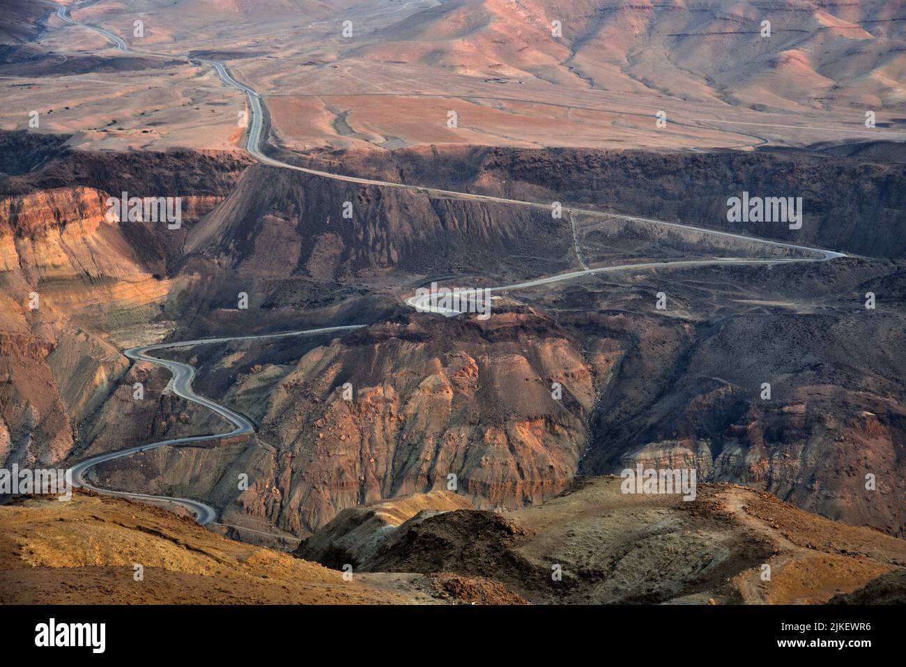 The way down to the hot springs of Ma'in, Jordan Stock Photo - Alamy