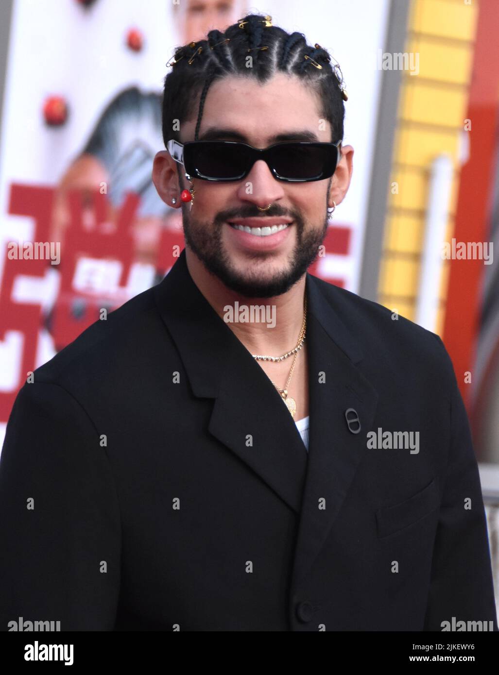 Los Angeles, California, USA 1st August 2022 Singer/Actor Bad Bunny ...