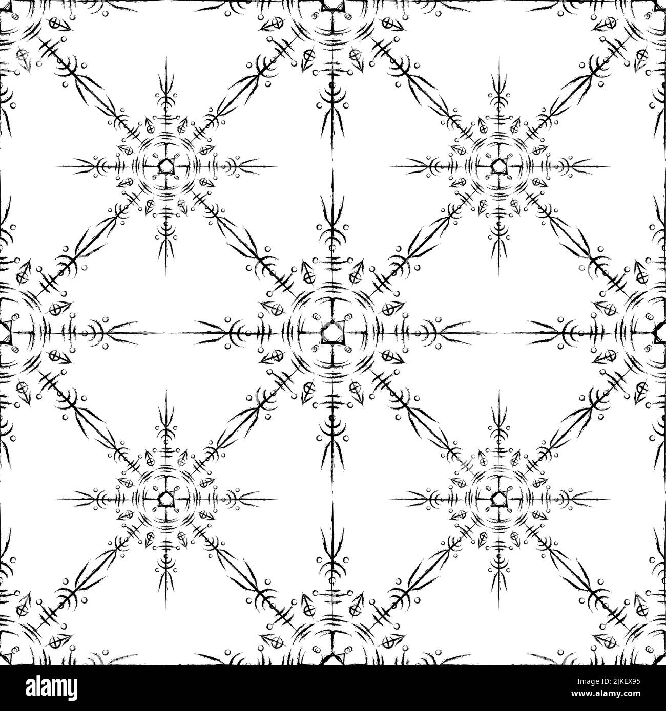 Circle black viking rune seamless pattern Stock Vector Image & Art - Alamy