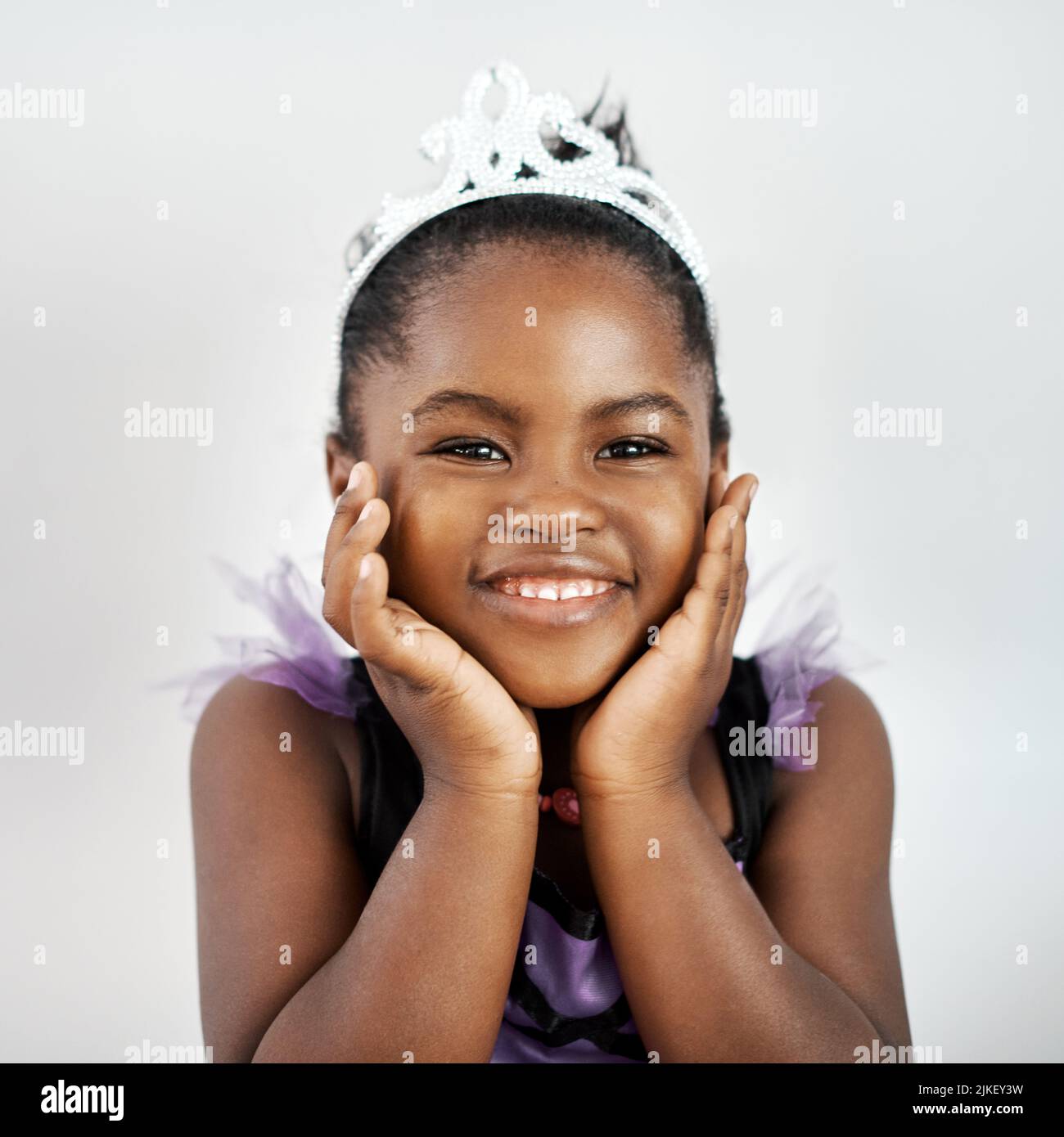 Never forget your crown. a little girl wearing a princess costume ...