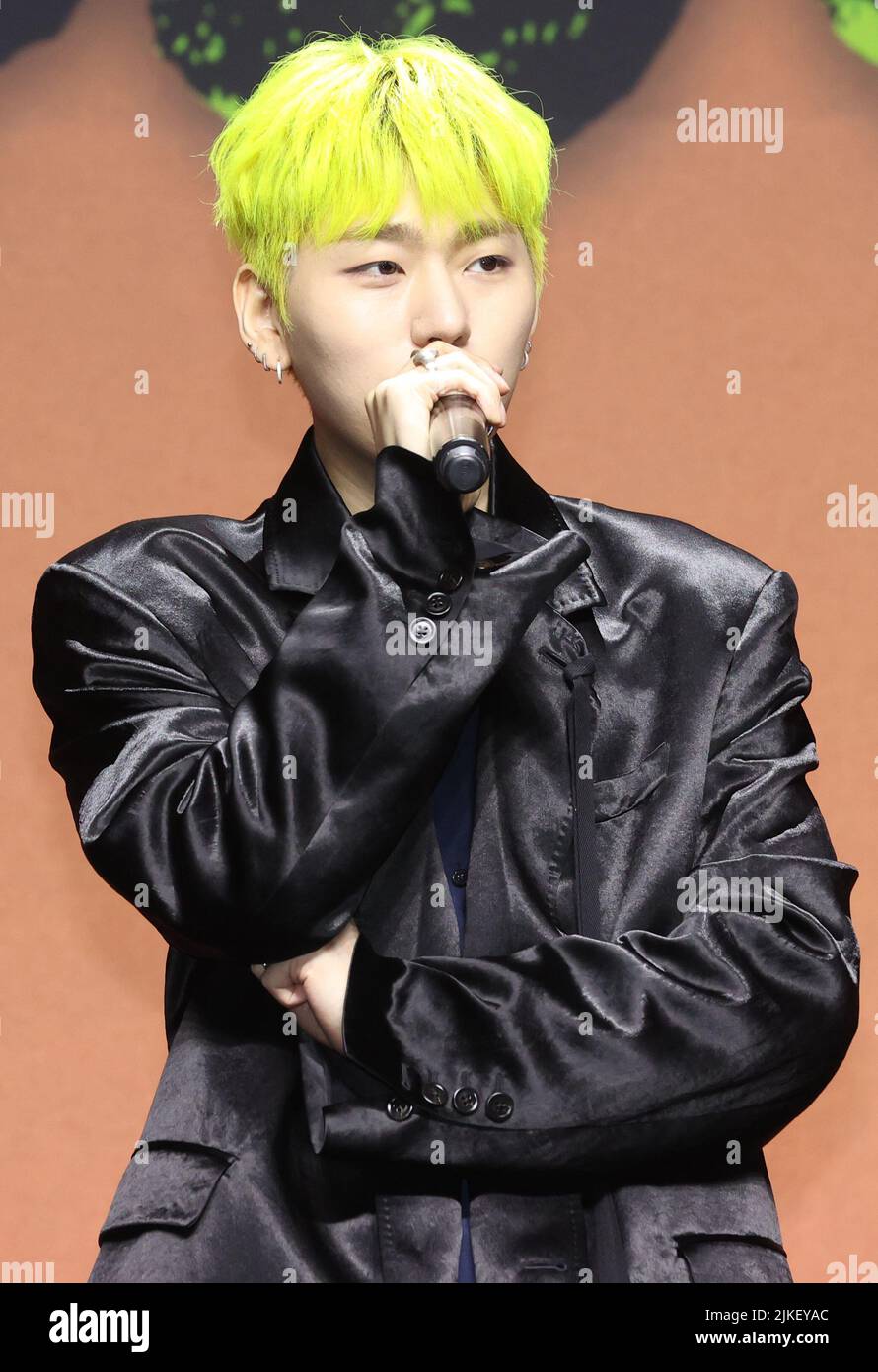 S. Korean rapper Zico South Korean rapper Zico attends a publicity ...