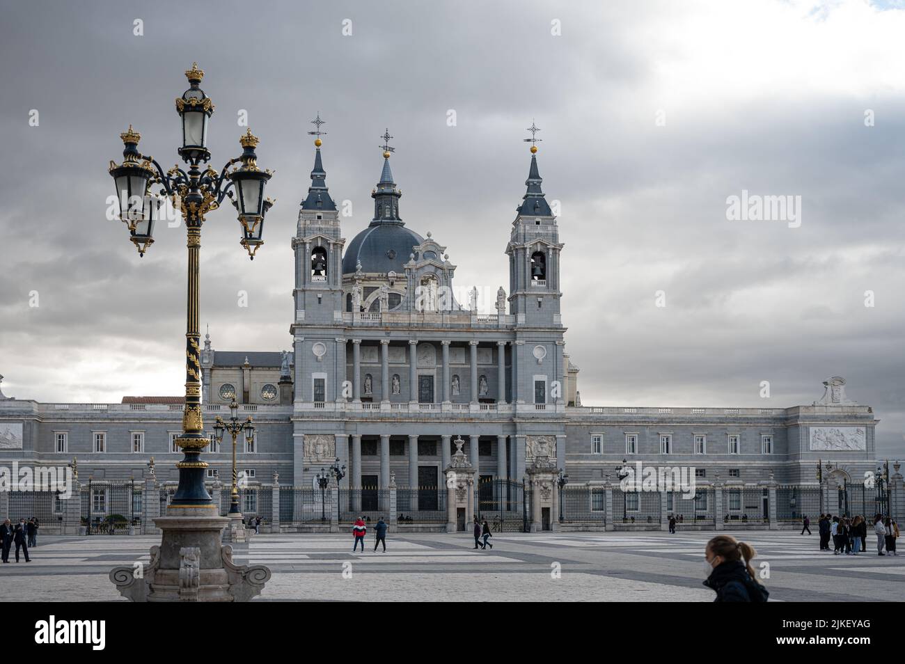 Beautiful scenery of the archbishopric of Madrid in its entirety and ...