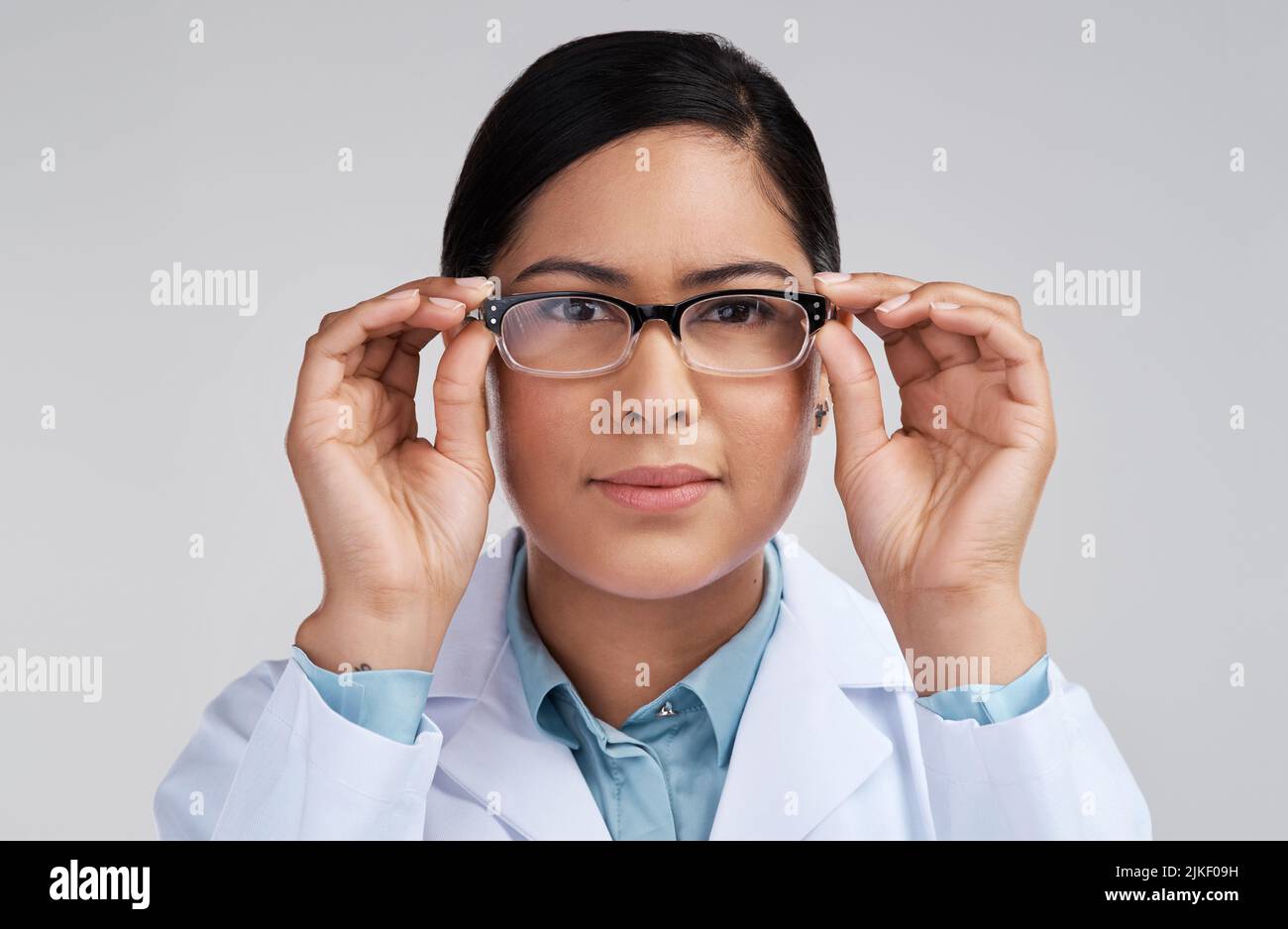 Things are becoming clearer. Cropped portrait of an attractive young ...