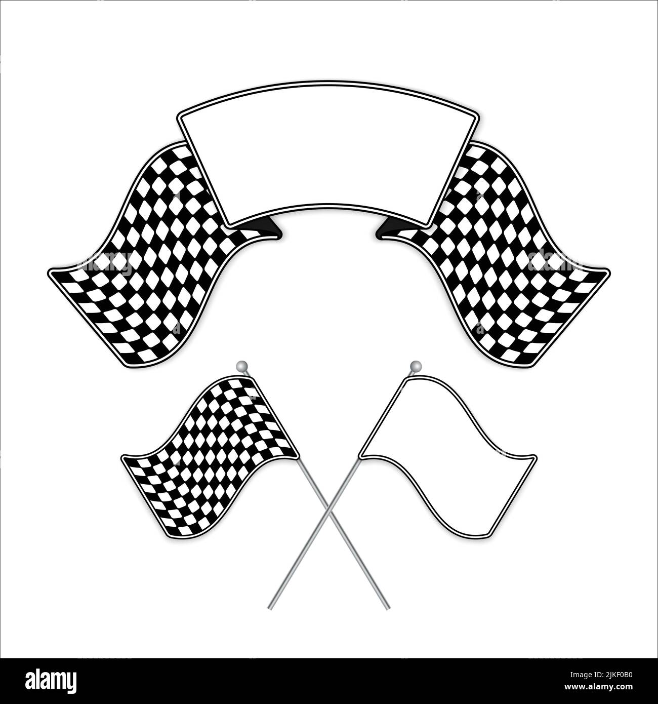 Silhouette finish line Stock Vector Images - Alamy