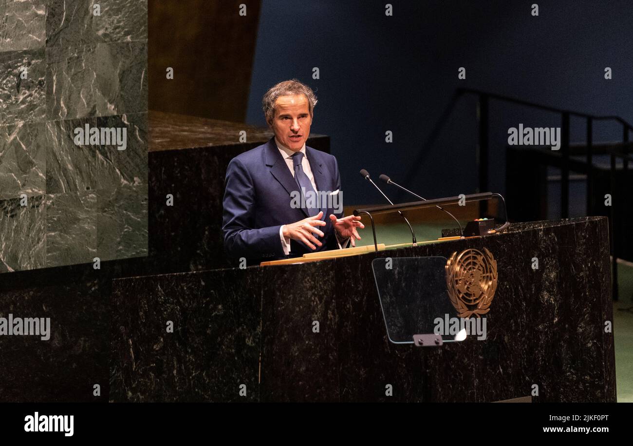New York, NY - August 1, 2022: Dr. Robert Floyd speaks during the Tenth ...