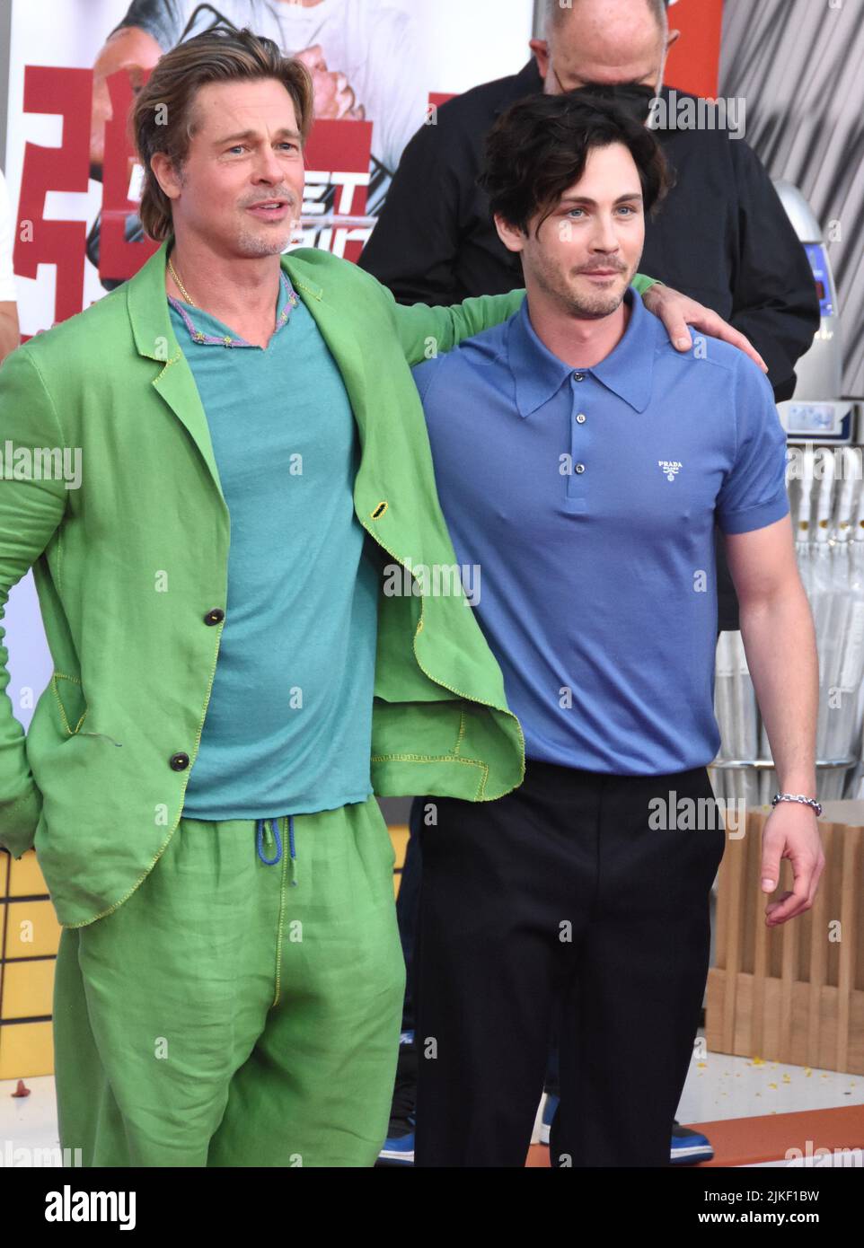 Los Angeles, California, USA 1st August 2022 Actor Brad Pitt and Actor ...