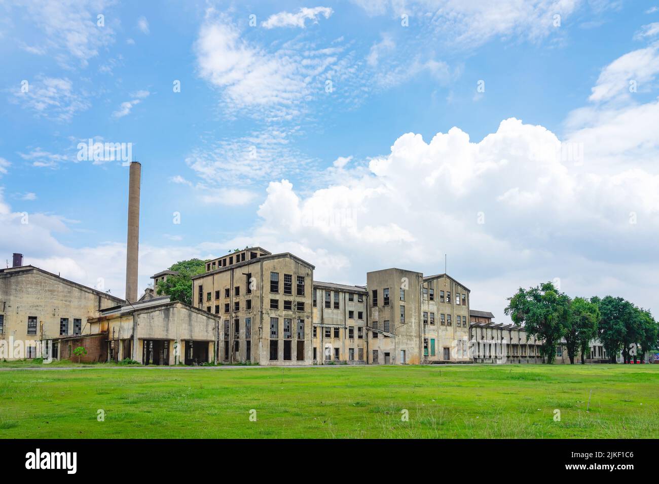 The old paper mill used to produce paper and banknotes during World War ...