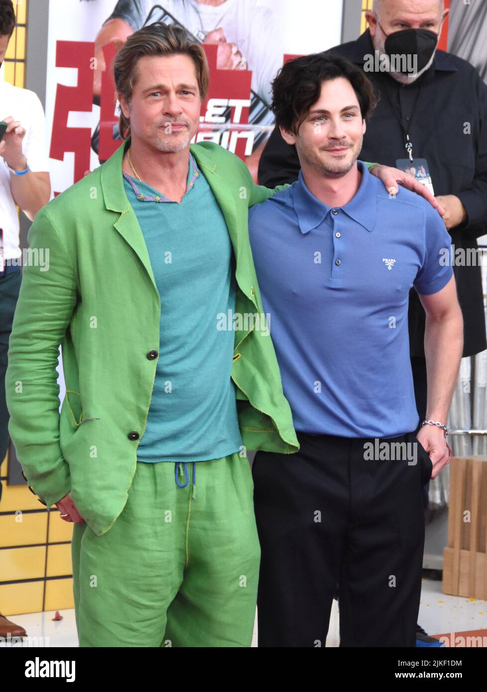 Los Angeles, California, USA 1st August 2022 Actor Brad Pitt and Actor ...