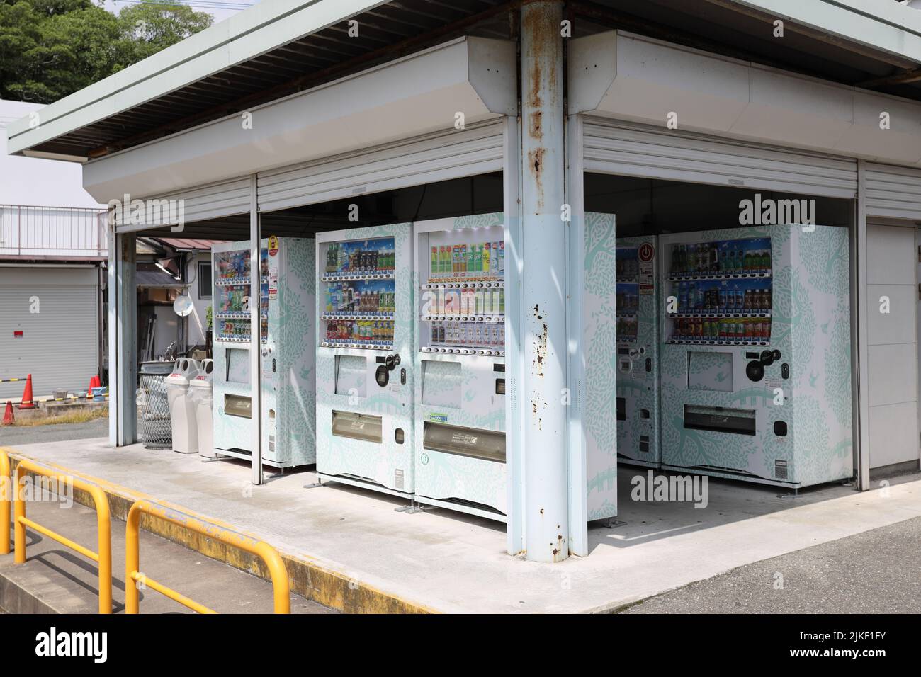 Fukuoka, Japan - July 22, 2022: The vender machine nearly Dazaifu ...