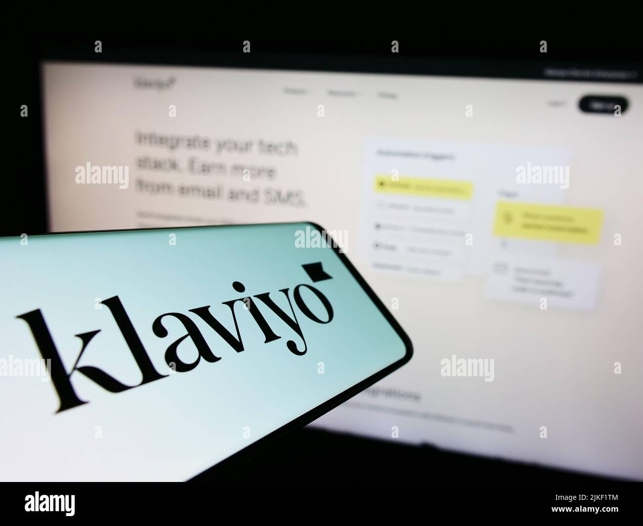 Klaviyo software hi-res stock photography and images - Alamy