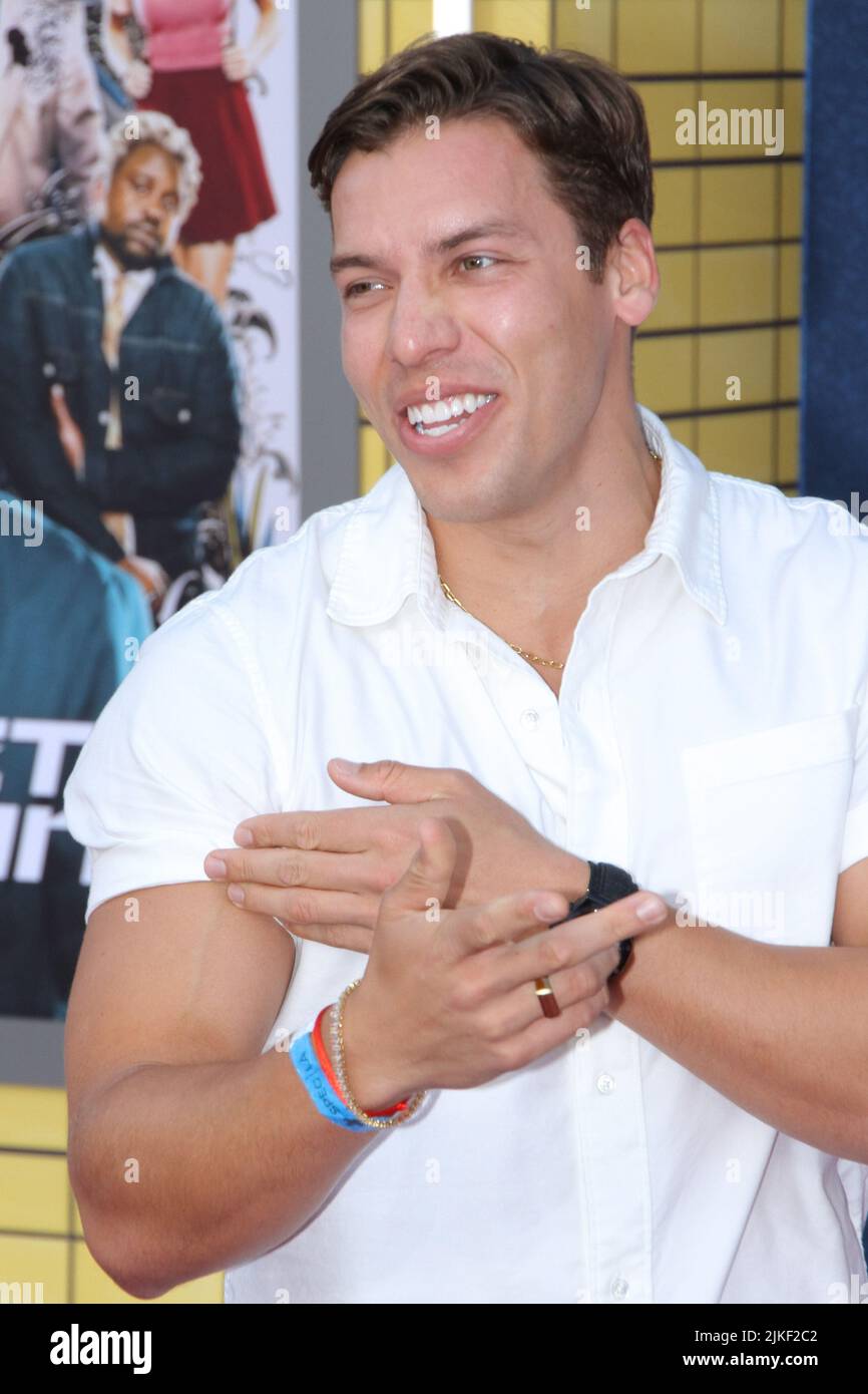 Los Angeles, USA. 01st Aug, 2022. Joseph Baena at "Bullet Train ...