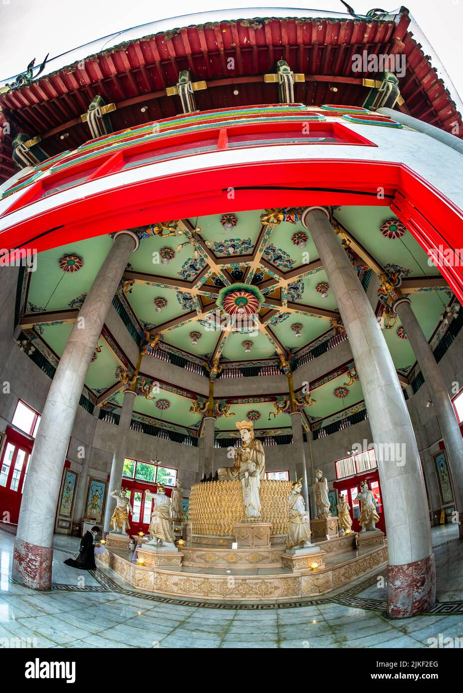 Hall of Precepts at The Kong Meng San Phor Kark See Monastery, a ...