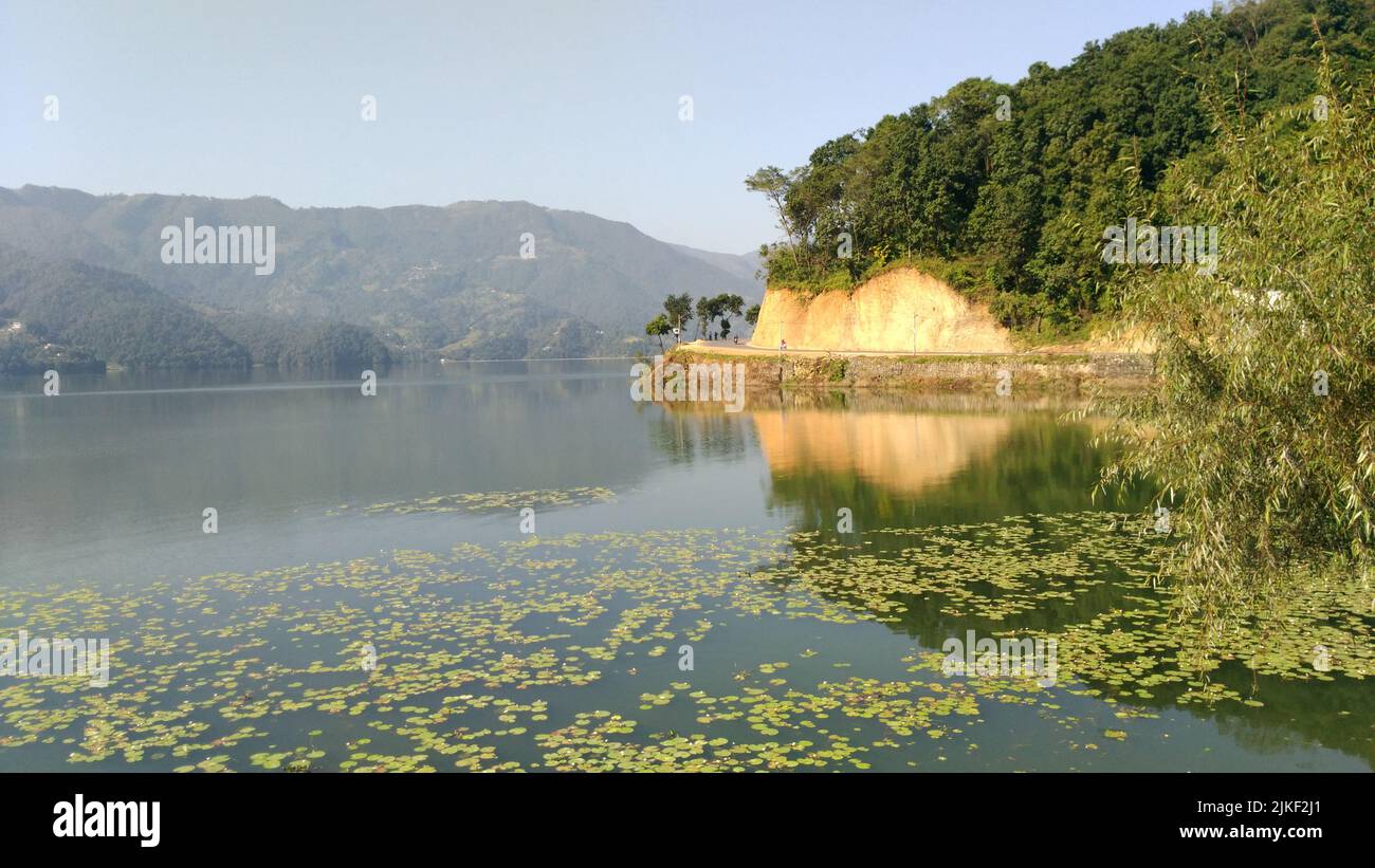 Beautiful View Around Phewa Lake in Pokhara Nepal Stock Photo - Alamy