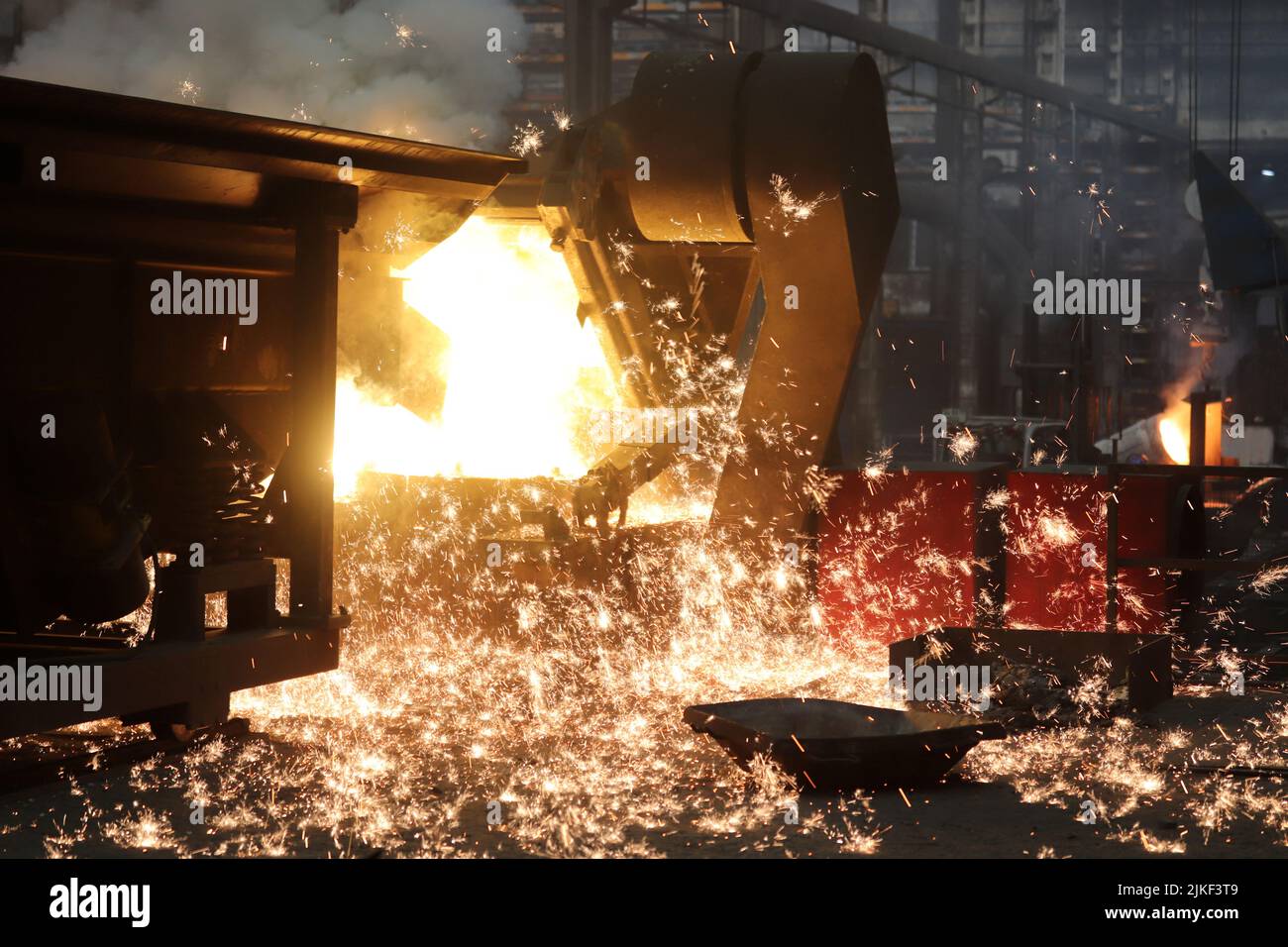 A foundry is a factory that produces metal castings Stock Photo - Alamy