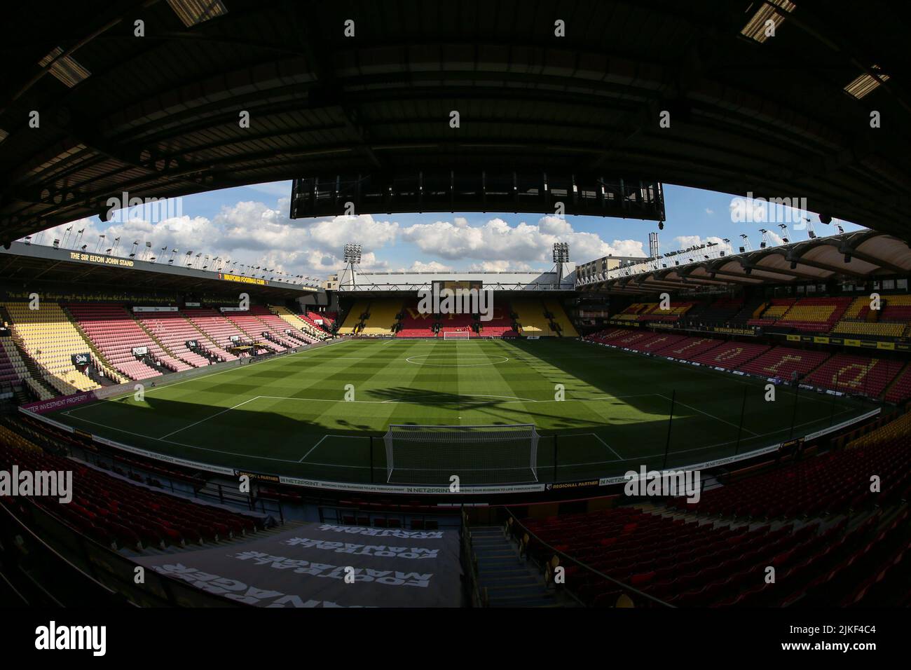 Vicarage road stadium view hi-res stock photography and images - Alamy