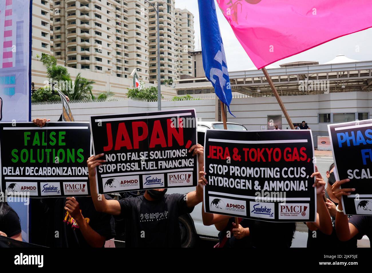 Pasay City, NCR, Philippines. 1st Aug, 2022. Climate campaigners staged ...