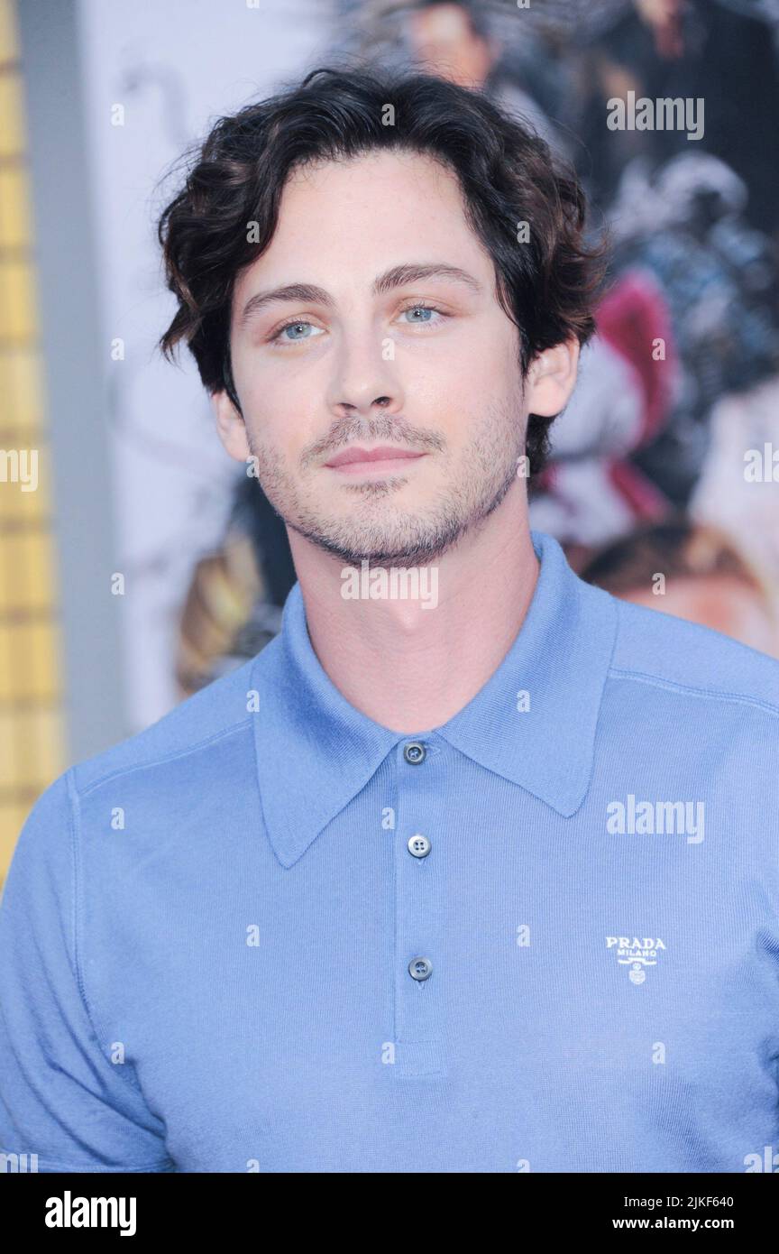 Los Angeles, CA. 1st Aug, 2022. Logan Lerman at arrivals for BULLET ...