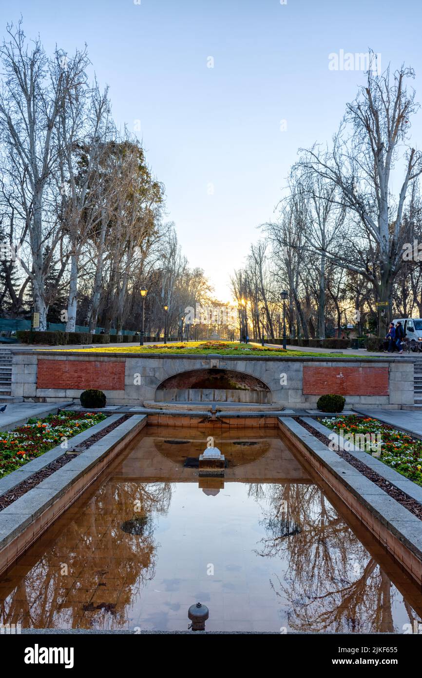 Retiro Park, Parque del Buen Retiro, Madrid, España Stock Photo - Alamy
