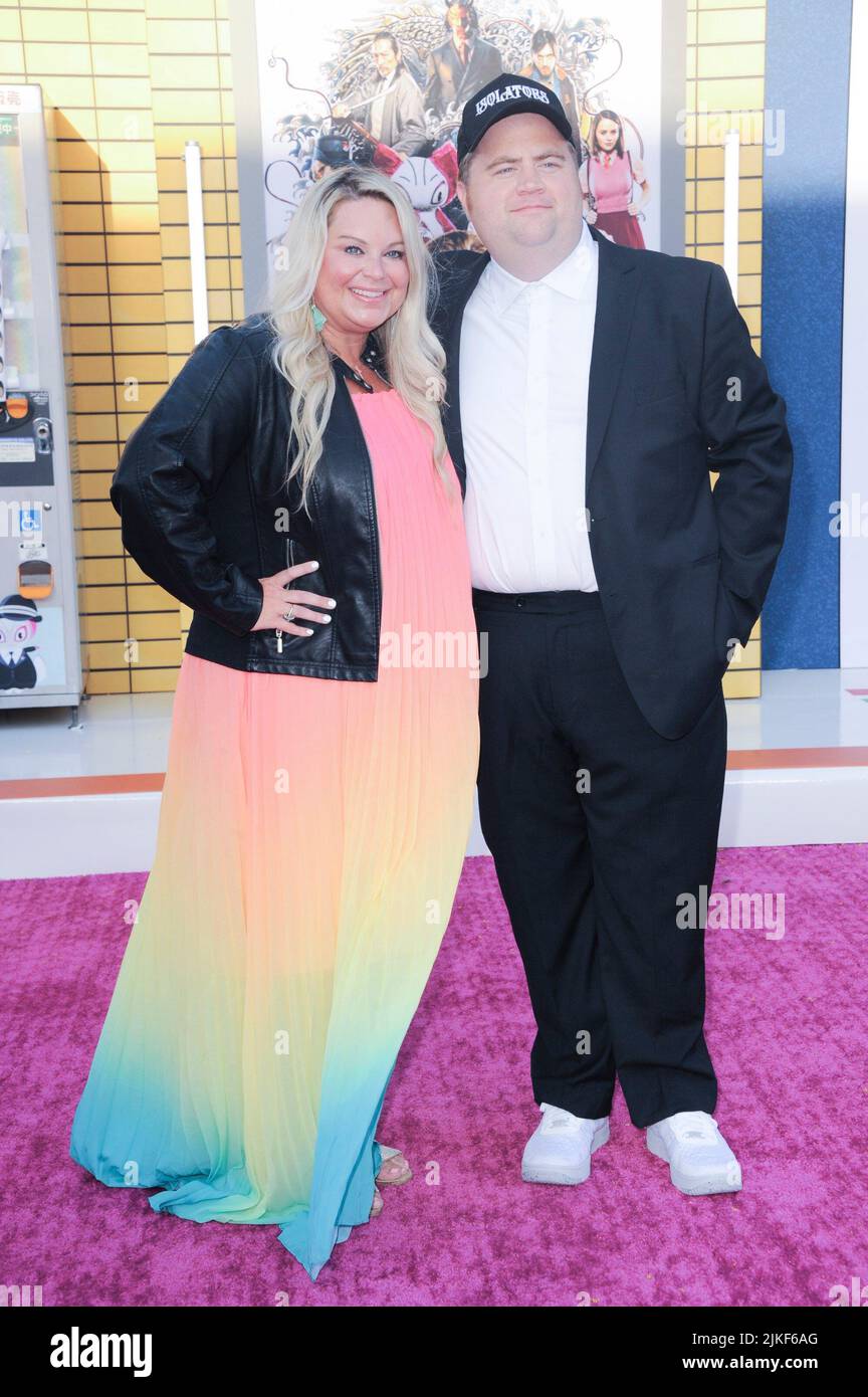 Los Angeles, CA. 1st Aug, 2022. Paul Walter Hauser, Amy Boland Hauser ...