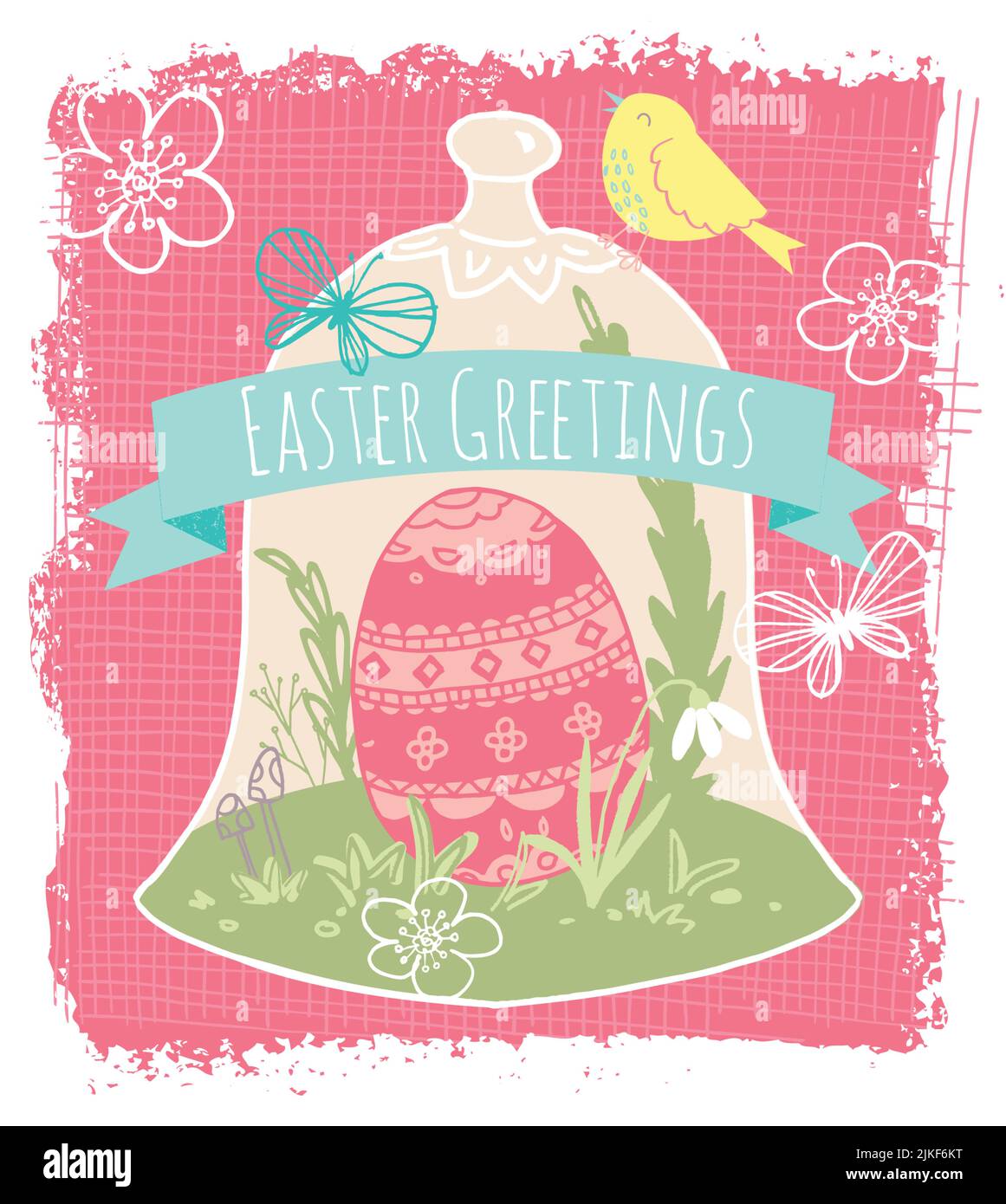 Bell jar flower Stock Vector Images - Alamy