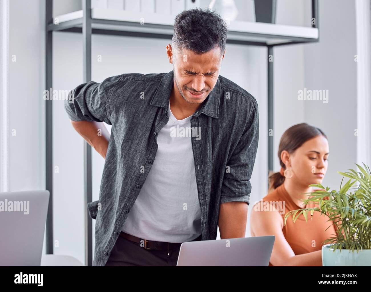 Good posture and computer hi-res stock photography and images - Alamy