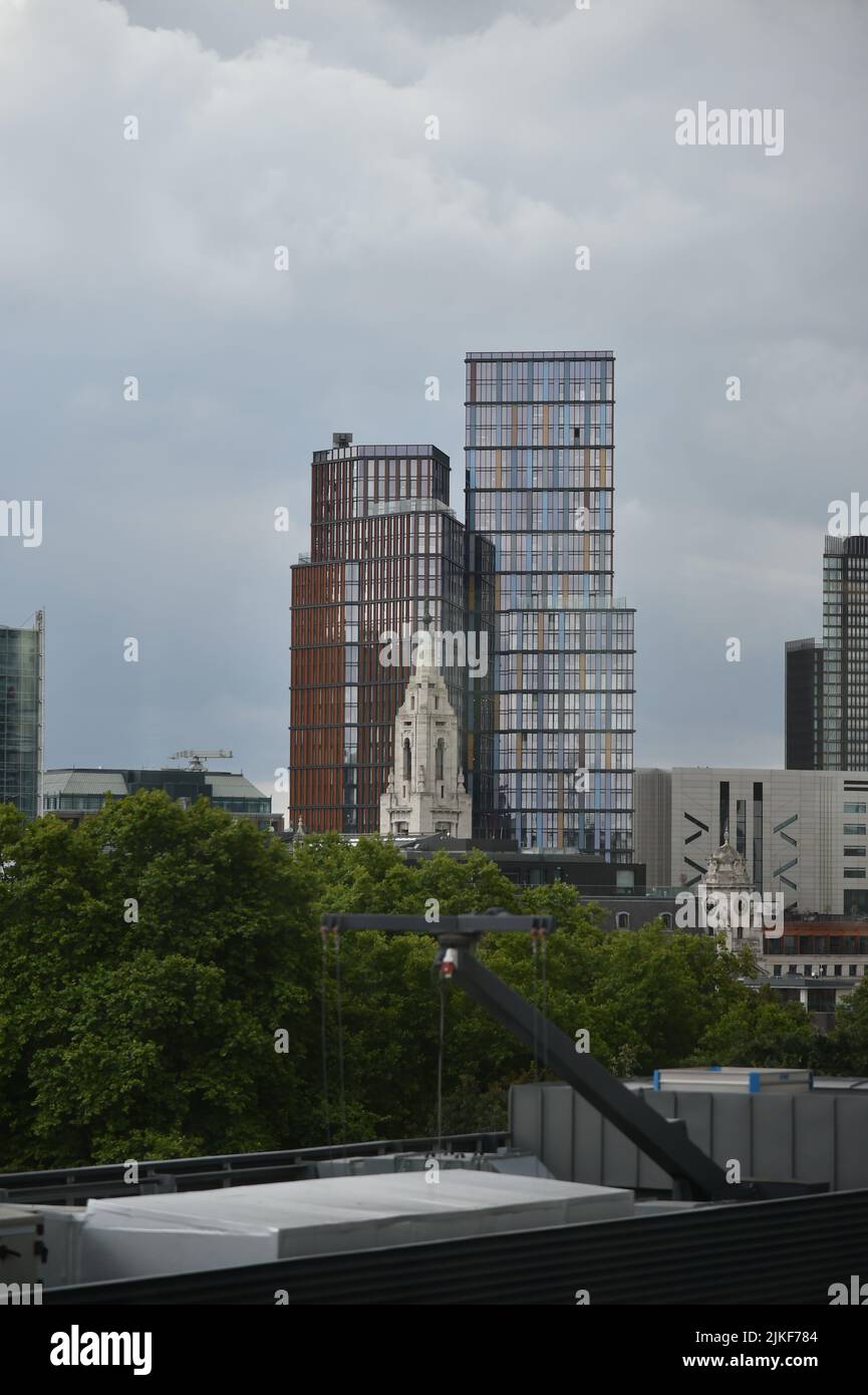 Modern Commercial buildings across london Stock Photo - Alamy