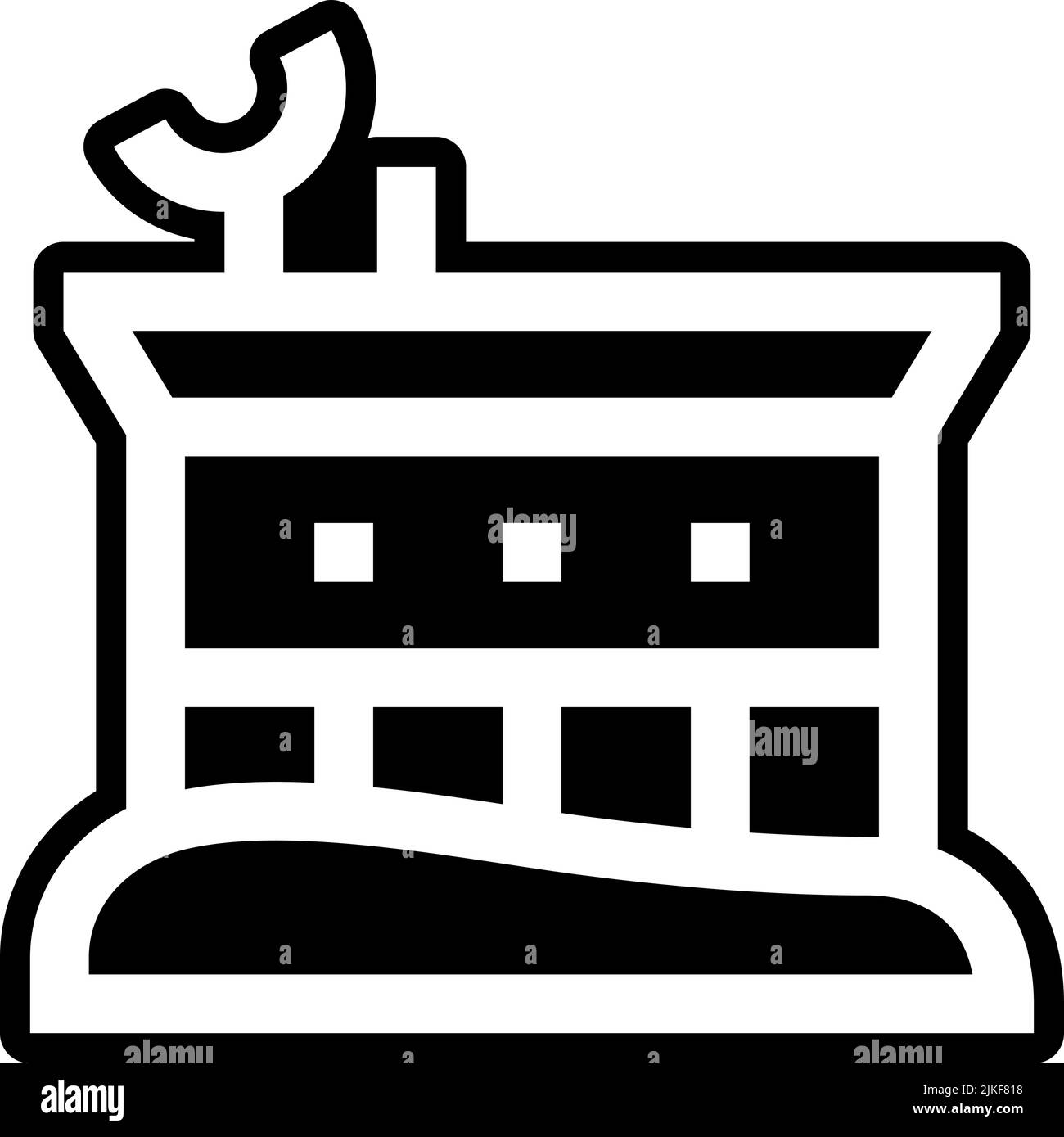 laboratory icon black vector illustration Stock Vector Image & Art - Alamy
