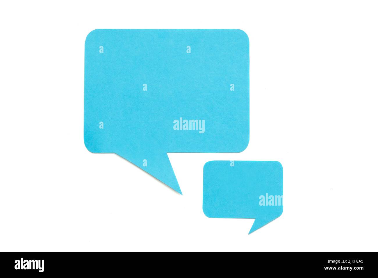 dialogue message icons mockup white background Stock Photo - Alamy