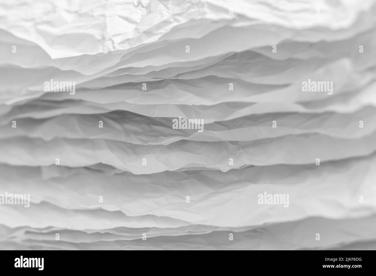 white crumpled paper layers stack art background Stock Photo - Alamy