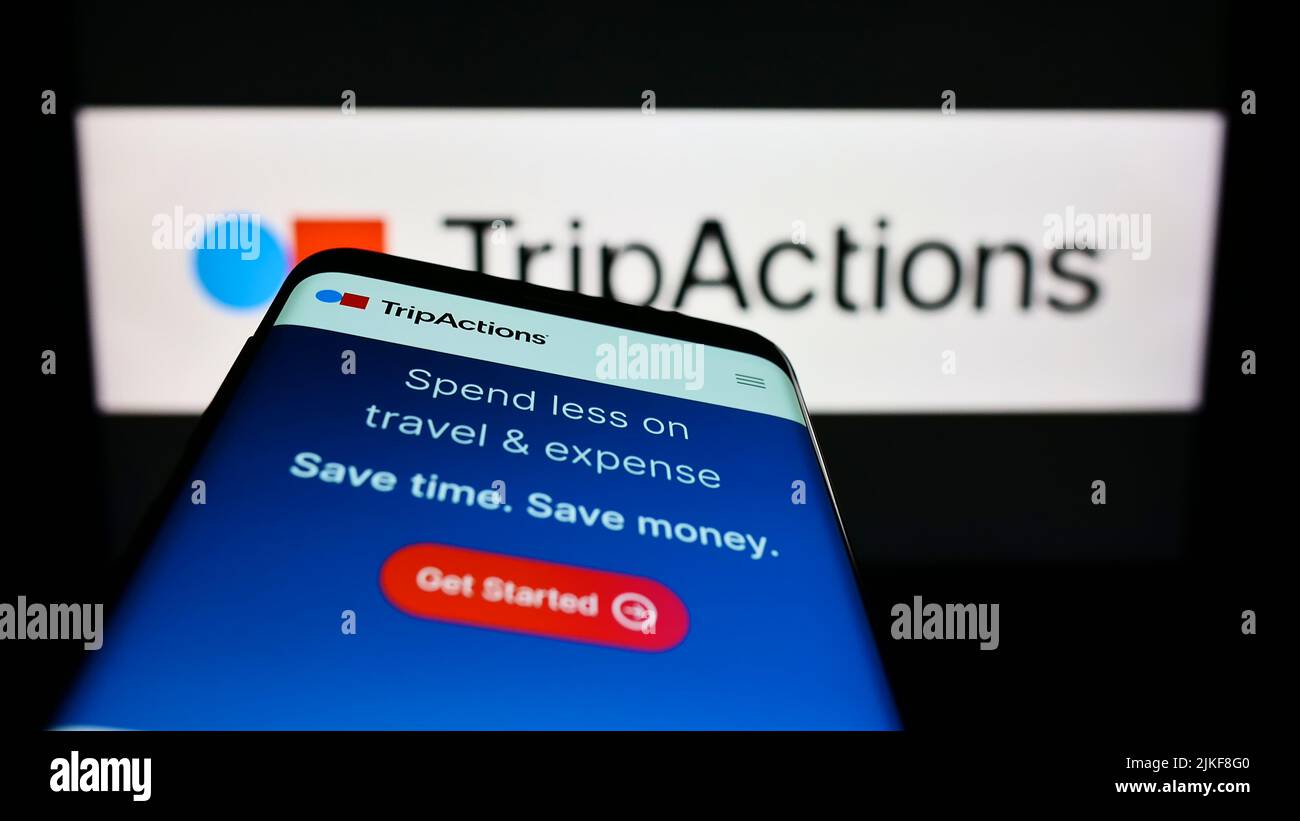Tripactions logo hi-res stock photography and images - Alamy