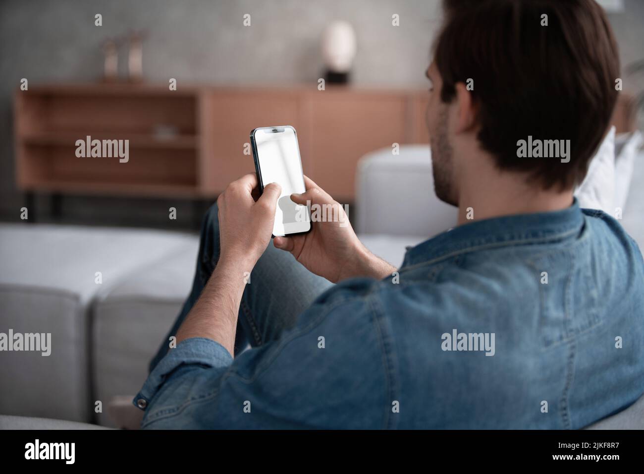 People And Technology Concept. Over The Shoulder View Of Unrecognizable ...