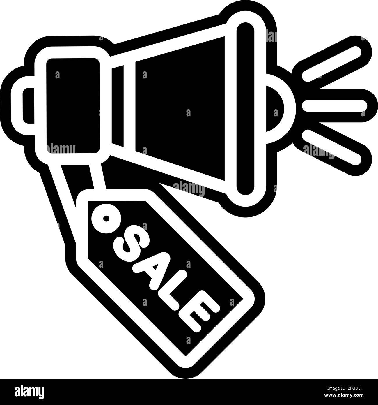 promotion icon black vector illustration Stock Vector Image & Art - Alamy