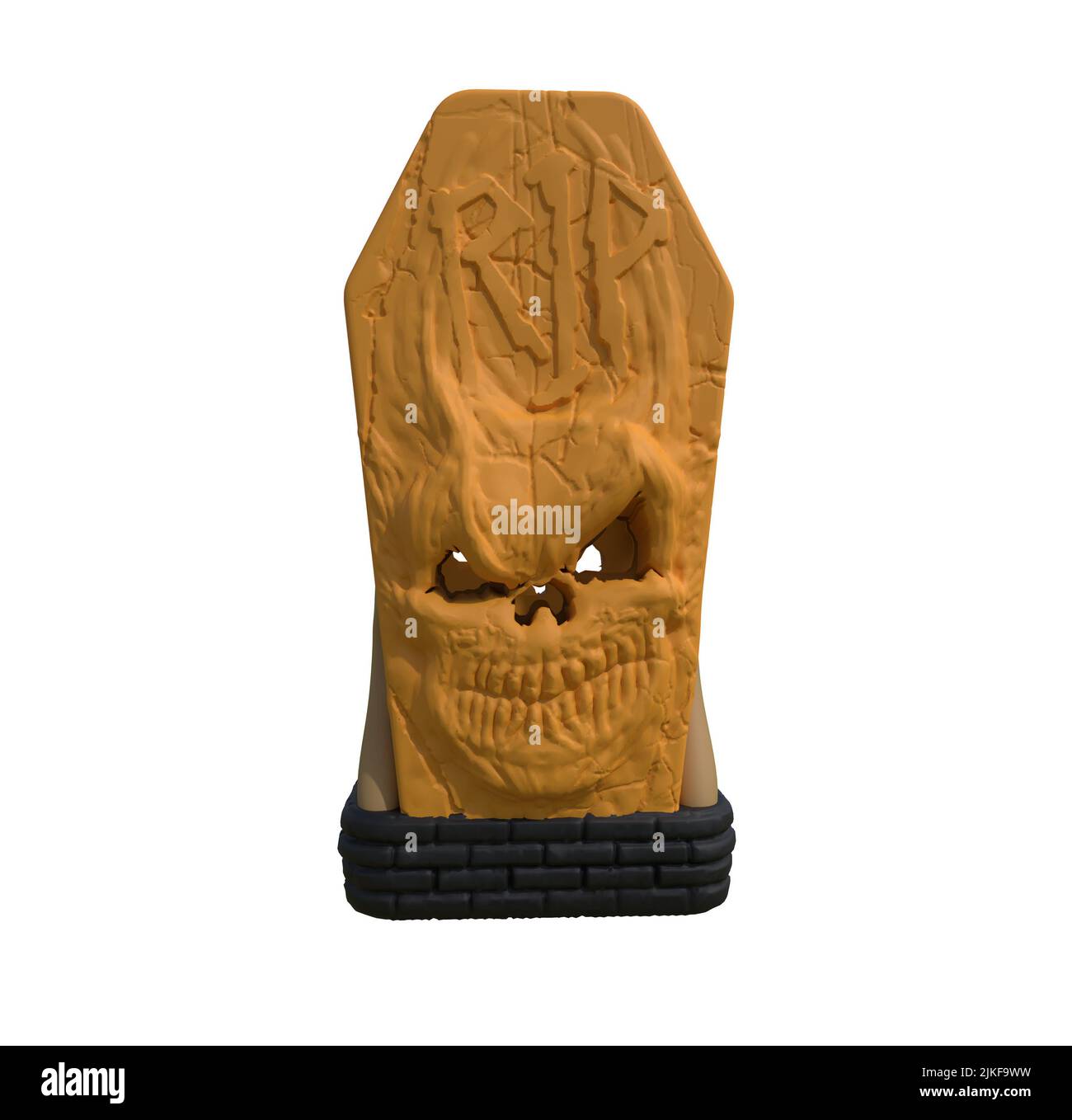 halloween, pumpkin, spooky, 3d illustration, halloween background, evil ...