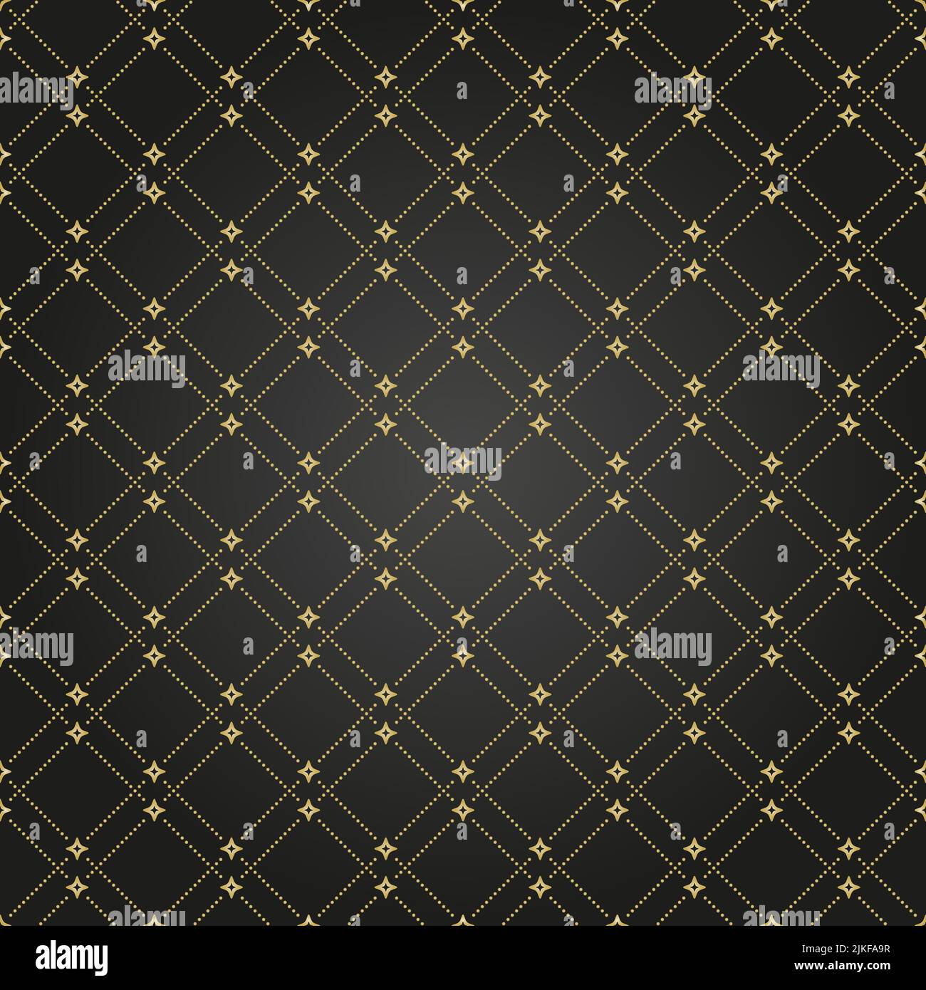Geometric vector black and golden dotted pattern. Seamless abstract ...