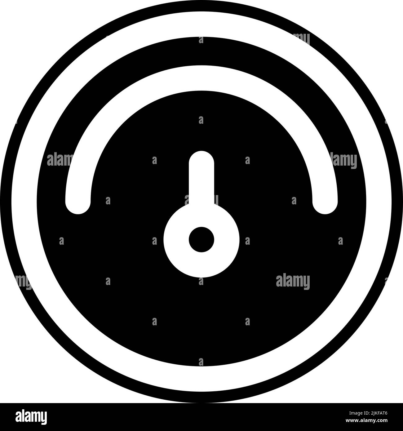 speed test icon black vector illustration Stock Vector Image & Art - Alamy